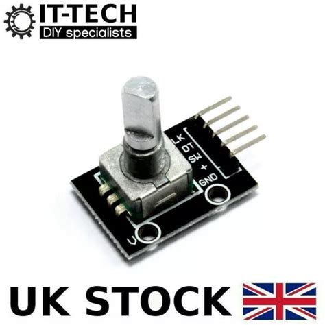 Rotary Encoder Module 360 Degre Brick Sensor Clickable Switch Arduino Hw 040 5v £429 Picclick Uk