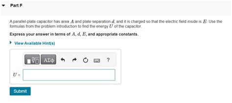Solved Learning Goal To Be Able To Calculate The Energy Of Chegg