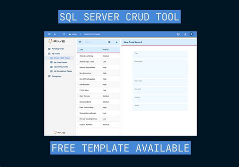 Build A Crud Tool For Your Sql Server Data Five