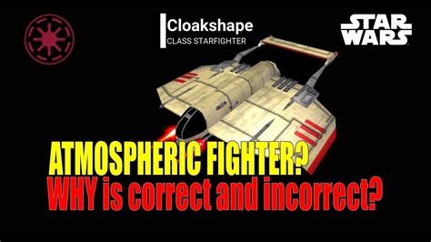Star Wars Cloakshape Starfighter Ship Breakdown Youtube