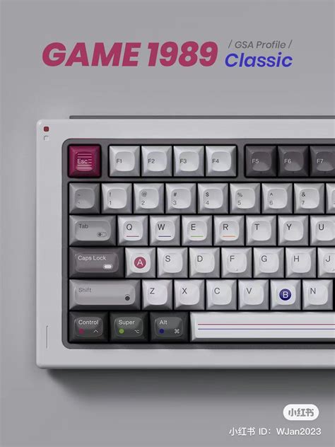 gsa game 1989 classic keycap set the keebs store