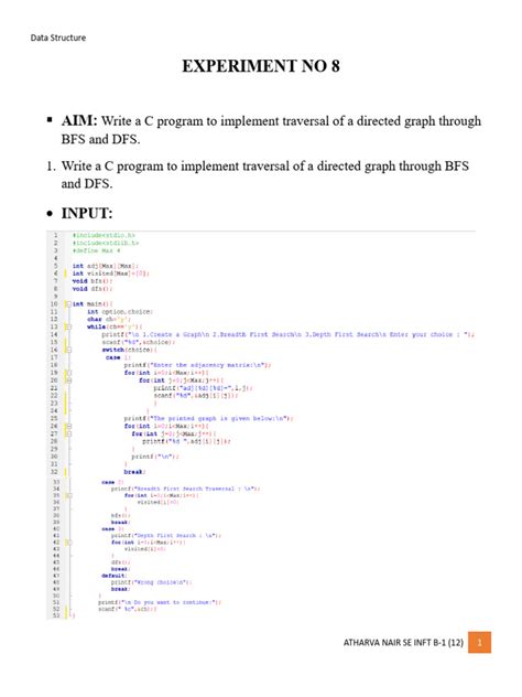 Experiment No 8 Pdf