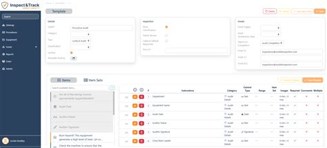 Template Setup Smart Safety Pro