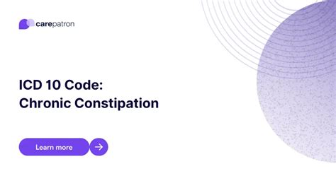 Chronic Constipation Icd 10 Cm Codes