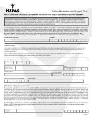Forms Application For Nsfas