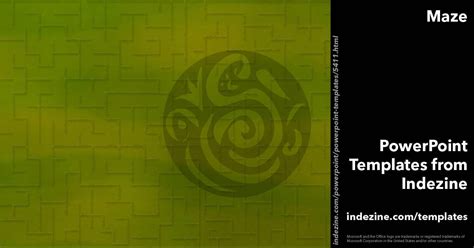 Maze PowerPoint Template