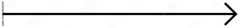 black horizontal arrow pointing right suitable for navigation