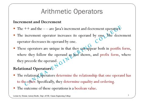 Operators In Java Pdf