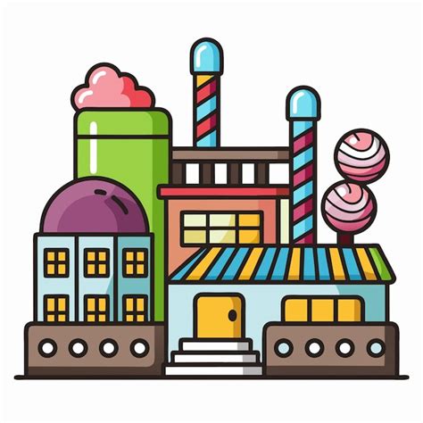 Premium Vector Fun Candy Factory Vector Icon Art