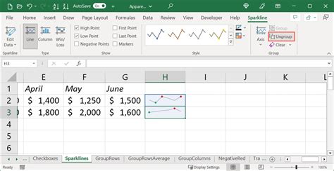 How To Insert Sparklines Mini Charts In Microsoft Excel Make Tech