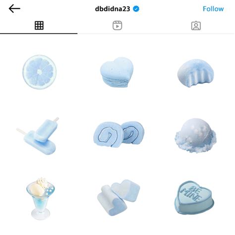 인스타 하이라이트 커버 아이콘 모음 파란색 음식 공유 네이버 블로그