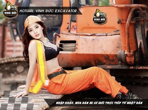 Sexygirl Excavator G I Xinh B N Xe Cu C T I B I Xe C Gi I Vinh C Xe C Gi I Vinh C