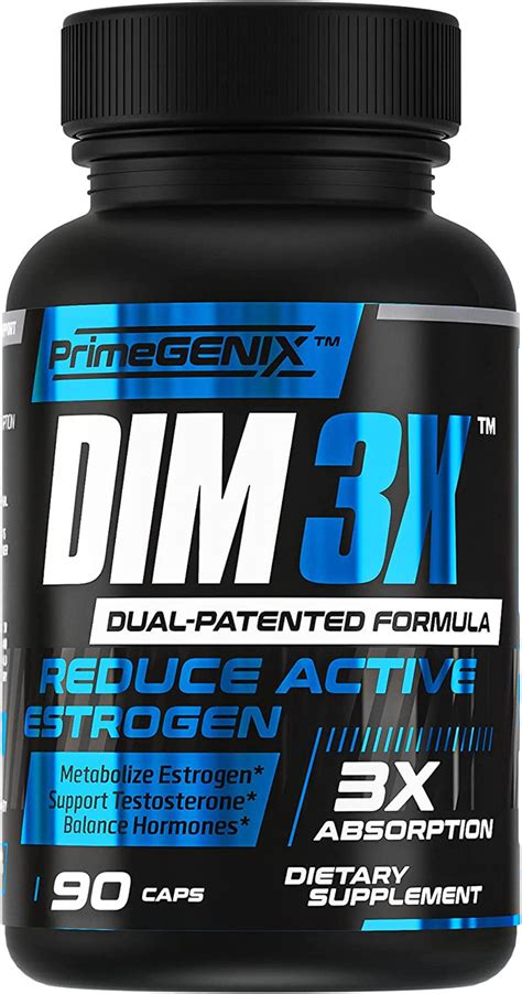 Primegenix Dim 3x Diindolylmethane Dim Supplement For Estrogen Metabolism Hormone Balance Body