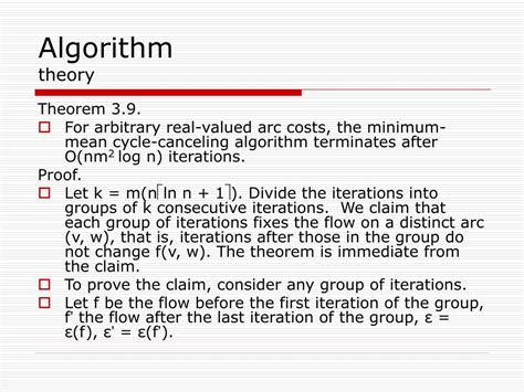 ppt finding minimum cost circulations by canceling negative cycles