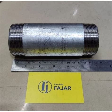 Jual Pipa Nipple Inch Inci Drat Connecting Knitting Konekting Sambungan Besi Galvanis Shopee