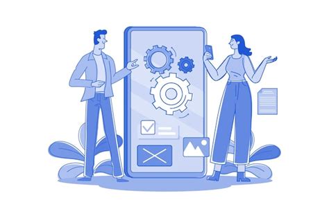 premium vector software testing illustration concept on white background