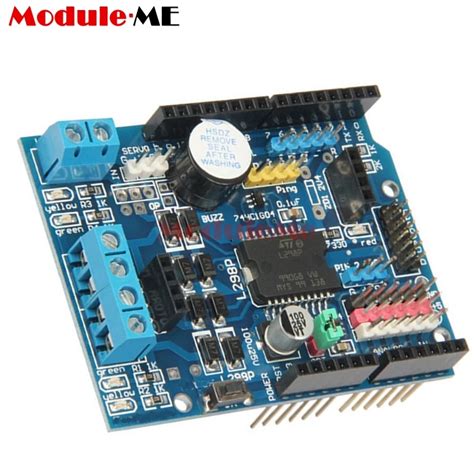 L P DC Motor Driver Shield Module Motor Shield Board For Arduino Bluetooth Interface PWM Speed