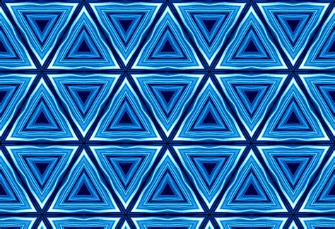 seamless pattern in blue triangles public domain vectors