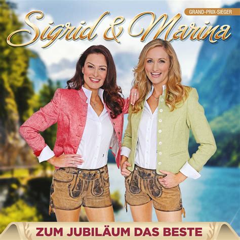 Sigrid And Marina Zum Jubiläum Das Beste 2cd Melodie Express Shop