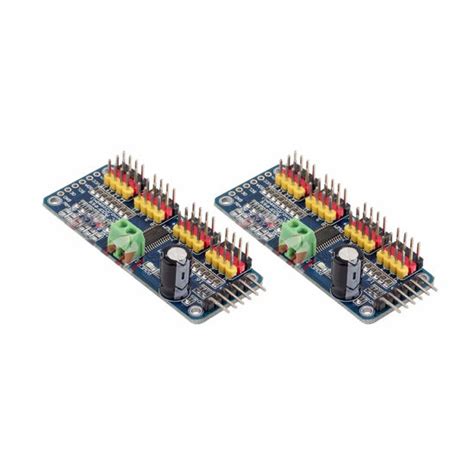 getuscart devmo 2pcs pca9685 pwm servo motor driver i2c iic module 12