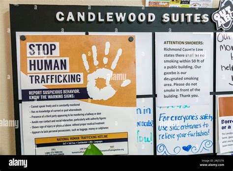 Augusta Georgiacandlewood Suites Ihg Hotellobby Bulletin Boardstop