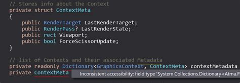 BUG Inconsistent Accessibility Field Type Struct Defined In Extension Issue 633