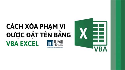 Cách Xóa Phạm Vi được đặt Tên Bằng Vba Excel Có Ví Dụ Vn