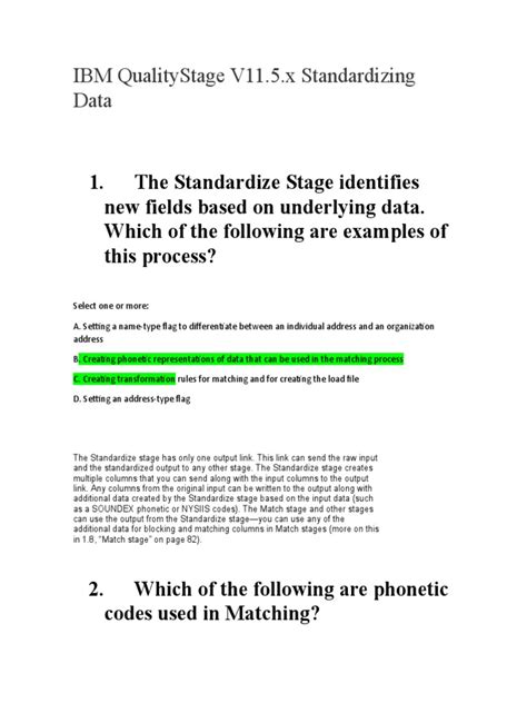 ibm qualitystage v11 5 x standardizing dat v2 pdf string computer science information