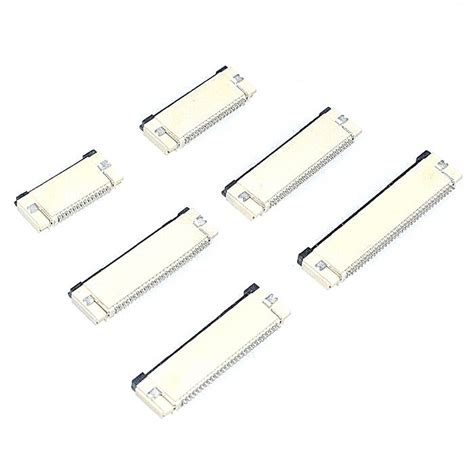 FFC/FPC Connector 0.5mm Pitch Bottom Contact 4/5/6/8/10/12/14/16~60P ...