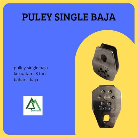 Jual Puley Single Baja Shopee Indonesia