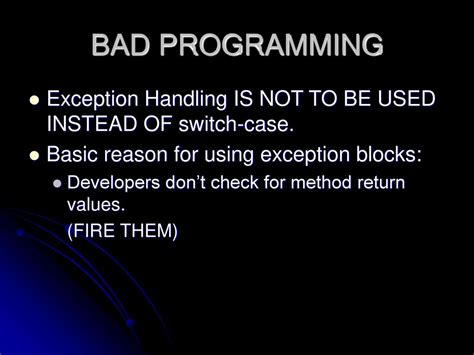 Chapter Managed Exception Monitoring Ppt Download