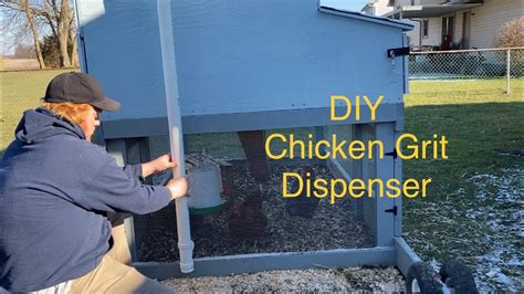 Diy Chicken Grit Dispenser Youtube