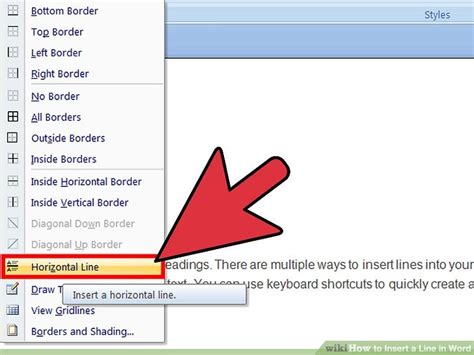 Ways To Insert A Line In Word WikiHow