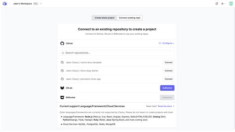 Connect Existing Repo Clackyai Documentation
