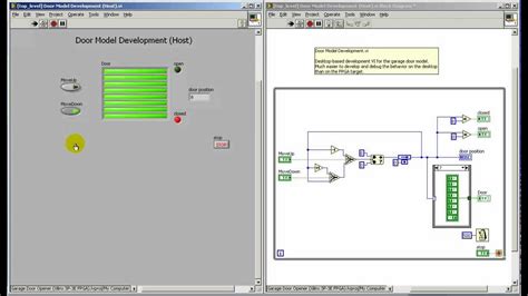 Labview Fpga Garage Door Model Youtube
