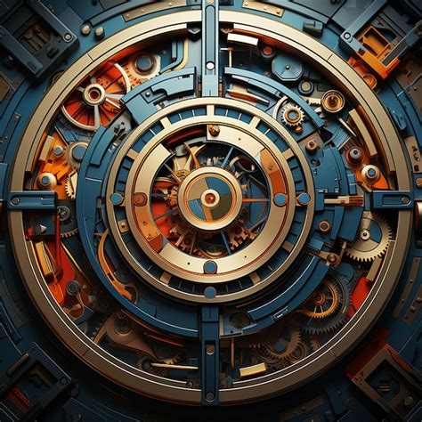 Premium Ai Image Mesmerizing Abstract Illustrations With Geometric Shapes