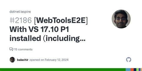 Webtoolse E With Vs P Installed Including Aspire P If We Then Install Net Sdk