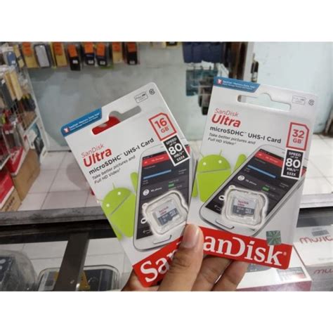 Jual Microsd Sandisk 8gb 16gb 32gb 64gb 100mbps Original Datascrip