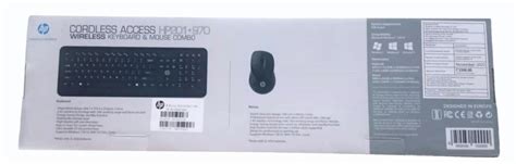 HP CORDLESS ACCESS KEYBOARD MOUSE COMBO HP201 970 At 1200 Piece New Items In Bengaluru