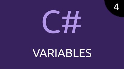 CSharp 4 Variables YouTube