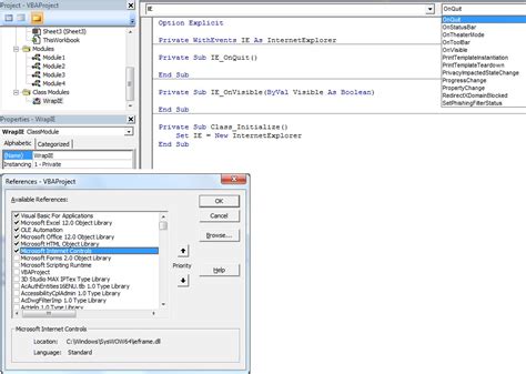 Excel Vba Microsoft Internet Controls Treerap