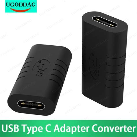 USB Type C Adapter Female To Female Converter Portable USB C Charge Data Sync Adapter Type