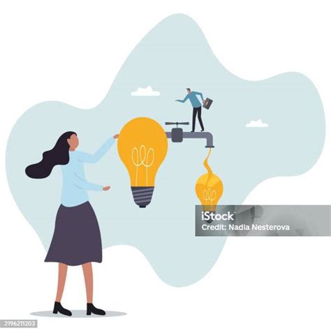 아이디어 또는 지식 공유 직원 또는 동료에게 정보 또는 지혜 전달 창의성 또는 혁신 비즈니스 Conceptflat 성격 교습에