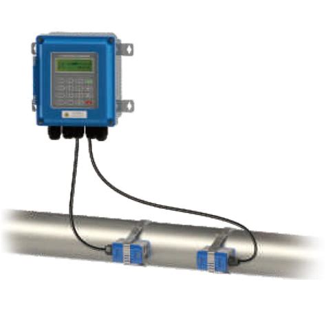 Clamp On Ultrasonic Water Flow Meter Silver Automation Instruments Ltd