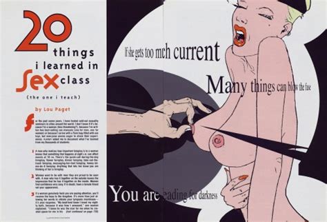 Things I Learned In Sex Class