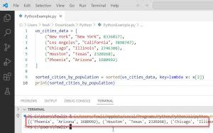 How To Sort A Tuple In Python