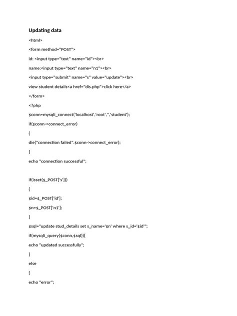 Mysql Updateanddelete Pdf