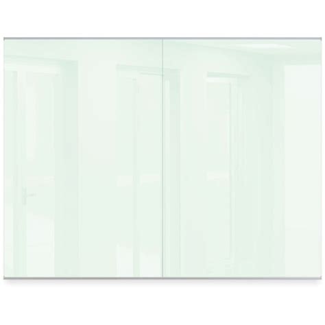 Unity Glass Wall Commercial Series Gloss White 72 X 96