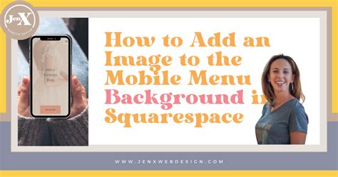 How To Add An Image To The Mobile Menu Background In Squarespace