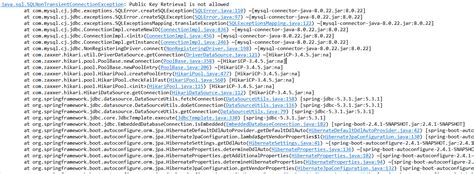 Mysql Tengo Un Problema A La Hora De Levantar Mi Proyecto Spring Boot